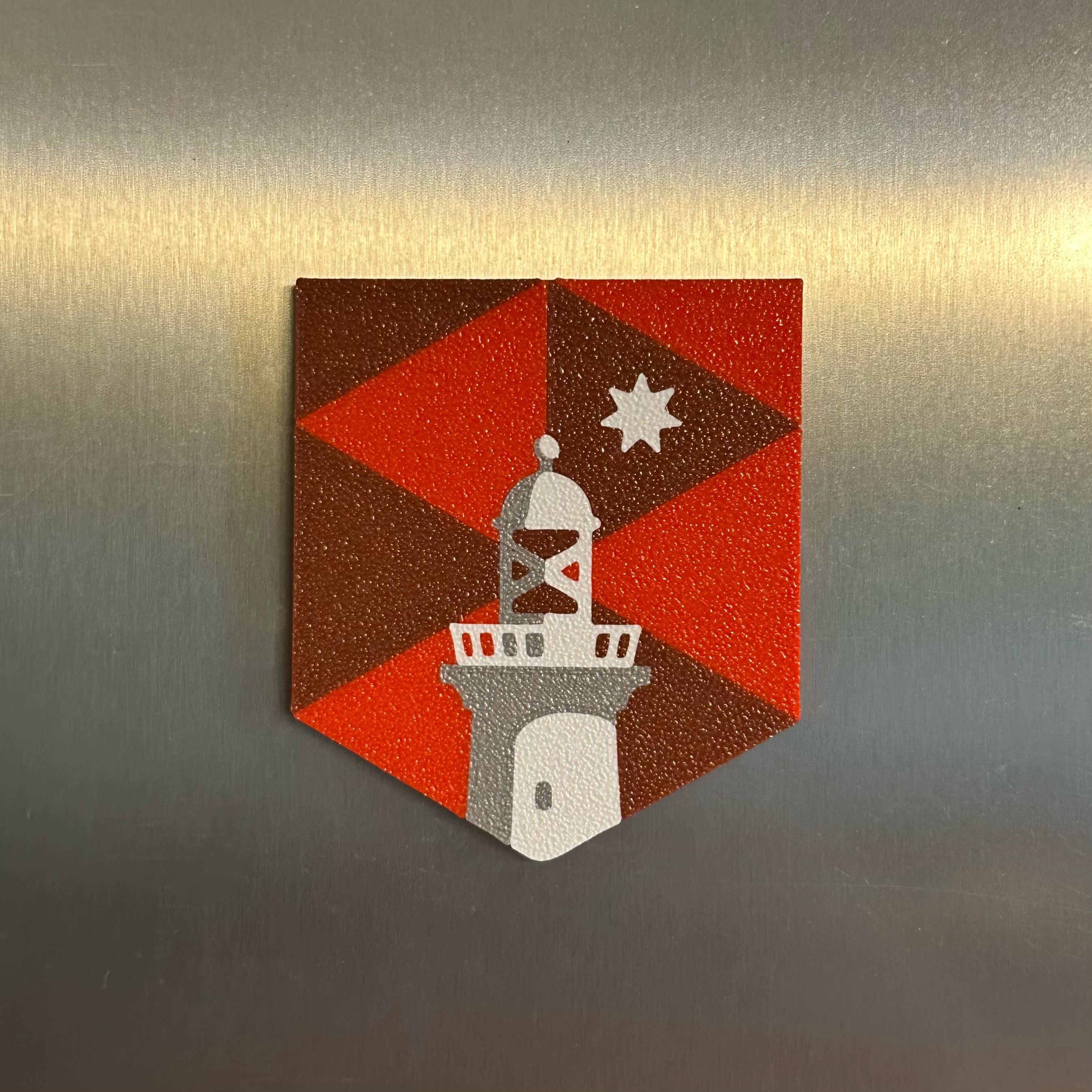 University Logo Fridge Magnets | 3D Printed | MQ – Sliced 3D Print