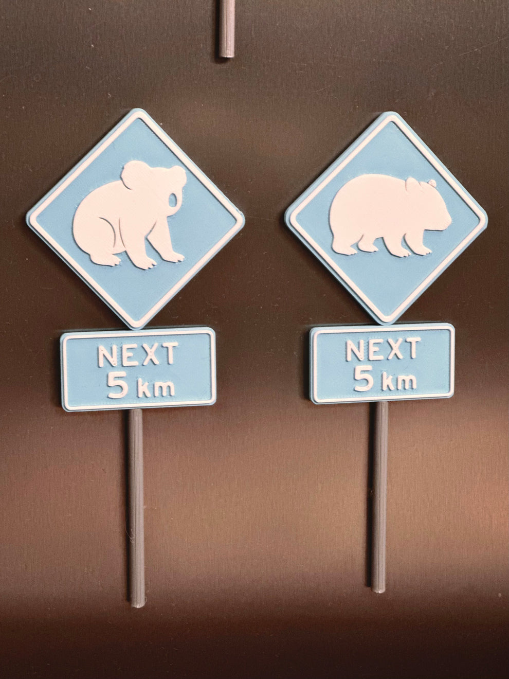 Australian Road Sign Animal Magnet Souvenir – Koala, Kangaroo & More ...