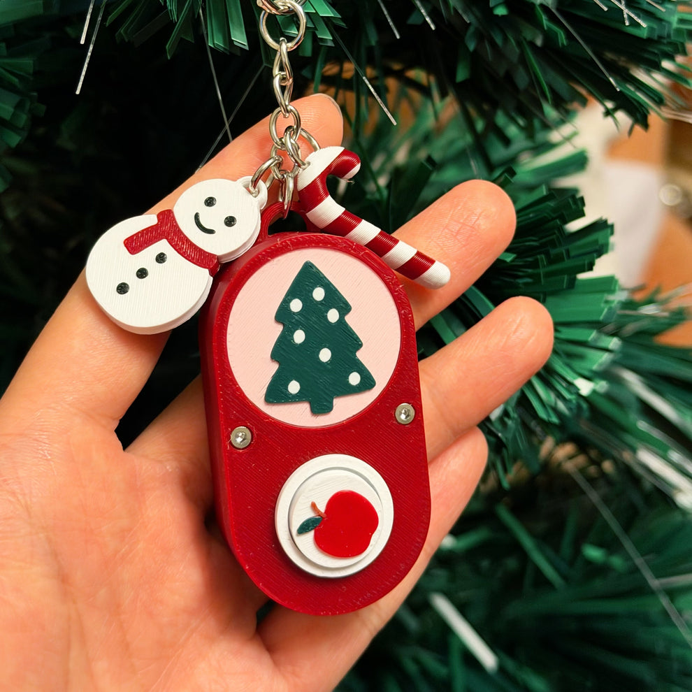 Pedestrain Push Button Key Chain | Christmas Special Edition 2025 ...